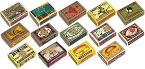 PROFESSOR PUZZLE Hlavolam Matchbox / Mini hlavolam / krabička ve stylu