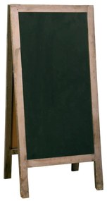 IB LAURSEN Oboustranná popisovací tabule 95 cm, černá barva, dřevo, kov
