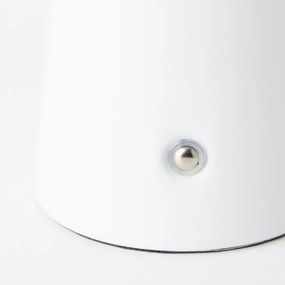 Brilliant G40895/75  Venkovní AKU stolní lampa MUFFIN matná bílá USB-C