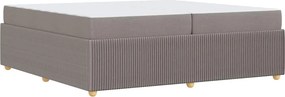 Rám postele Taupe 200 x 200 cm textil 3398435