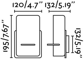 FARO 62130 - Nástěnná lampa SMILE 1xE27/15W/230V bílá