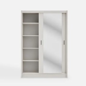 Šatní skříň se zrcadlem NESS 150 cm kašmír