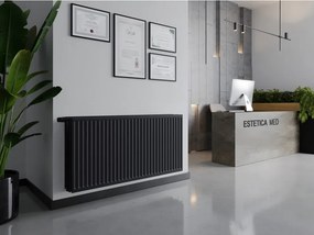Mexen CVH30 Hygienický deskový radiátor 300 x 3000 mm, spodní připojení, 2617 W, antracit - W630H-030-300-66