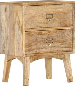Noční stolek Kellvis - masivní mangovníkové dřevo | 40x35x55 cm