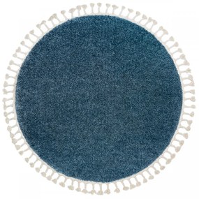 Hans Home | Kusový koberec Berber 9000 blue kruh - 120x120 (průměr) kruh