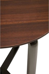 Hnědý kulatý konferenční stolek z eukalyptového dřeva 55x67 cm Imperia – Premier Housewares