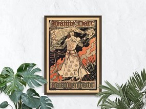 Retro plakát Joanna d'Arc