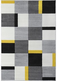 Koberce Breno Kusový koberec ALORA A1027 Yellow, Šedá, Vícebarevné, 160 x 230 cm