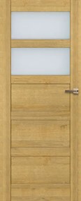 Interiérové dveře vasco doors BRAGA model 3 Průchozí rozměr: 70 x 197 cm, Orientace dveří: Levé dveře, Dekor: Dub riviera