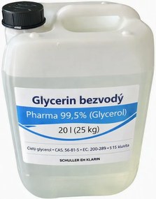 Poolservis Glycerin bezvodý Pharma 99,5% (Glycerol) – 20 l (25 kg)
