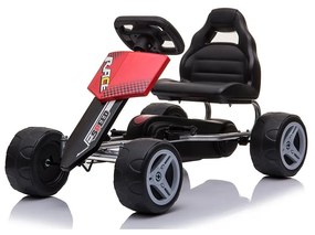 BABY MIX Dětská šlapací motokára Go-kart Baby Mix Speedy červená