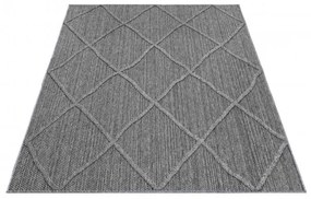 Ayyildiz, Kusový koberec Patara 4952 Grey – na ven i na doma, 140x200, šedá, chodba / předsíň