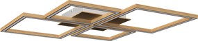 XXXLutz STROPNÍ LED SVÍTIDLO, 75,5/75,5/5 cm Novel - Stropní svítidla - 008983004501