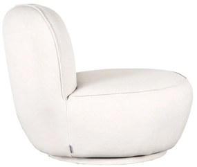 LABEL51 Otočné křeslo BUNNY bílé FU-88.012