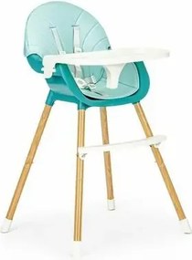 ECOTOYS Jídelní židlička 2v1 Modrá / od 6 měsíců