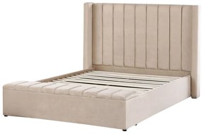 Manželská postel 140 cm Noya (béžová). 1081721