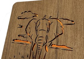 Li-Go "Slon" lampa 19x19cm provedení povrchu: dub světlý
