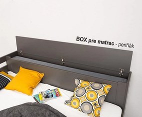 Dřevona - Elitte Dětská rozkládací postel REA CROBAT KORPUS s úložným prostorem, BÍLÁ