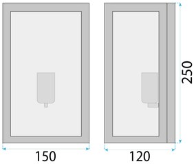 Toolight Toolight, nástěnné svítidlo APP1304-1W, černá, OSW-05184