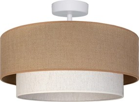 Brilagi - LED Přisazený lustr BOHO ECO 1xE27/10W/230V pr. 40 cm béžová/krémová