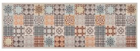315982 vidaXL Kuchyňský koberec pratelný barevná mozaika 45 x 150 cm