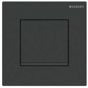 Geberit - Ovládání splachování pisoáru, easy to clean, matná černá 116.017.16.1
