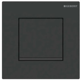 Geberit - Ovládání splachování pisoáru, easy to clean, matná černá 116.017.16.1