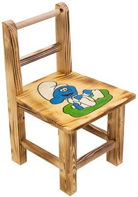 Bestent Dětská dřevěná židle Šmoula