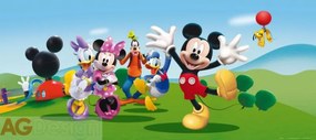 Dětská vliesová obrazová fototapeta Mickey Mouse při hře FTDNH5343 / Obrazové fototapety na zeď pro děti 1 dílné Disney FTDH0643 AG Design (202 x 90 cm)