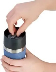 Emsa TRAVEL MUG Compact modrá / Termohrnek / 0,3 l / nerezová ocel