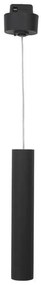 Elegantní závěsné světlo Jazz k liště Buxton - černá, 4000 K, 10 W, 800 lm, 45°, 200 mm