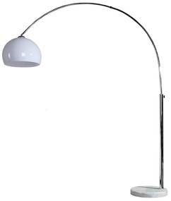 Stojací lampa LINE II, 175-205 cm, bílá