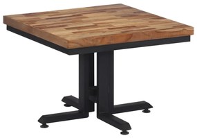 Konferenční stolek 55 x 55 x 40 cm masivní recyklovaný teak - Default Title