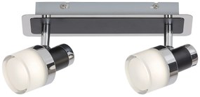 Rabalux LED koupelnové přisazené svítidlo Harold 2x5W | 800lm | 4000K | IP44 - chrom
