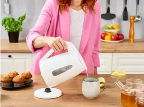 Lafe Essential bílá / Rychlovarná konvice / 2200 W / 1,7 l