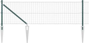 Evropský plot se hroty 10 x 0,8 m Ocel potažená PVC Zelená 3350538