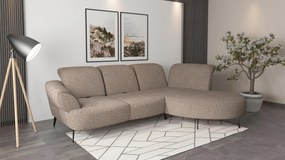 XXXLutz ROHOVÁ SEDAČKA, textil, cappuccino Sit & More - Sedací soupravy - 000144013229