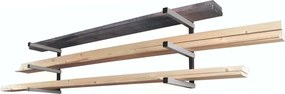 Zátěžový regál XPOtool – 310 × 30 × 455 mm, 50 kg, černá (64769)