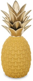 Keramický ananas se zlatými listy 29 cm 140601