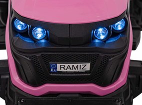 Ramiz Dětský traktor GROW 1804 růžový