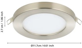 Eglo 900933 - LED Podhledové svítidlo FUEVA FLEX LED/5,5W/230V 3000K chrom
