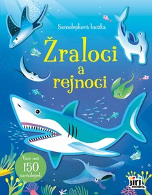 JIRI MODELS Samolepková knížka Žraloci a rejnoci 150 samolepek 2