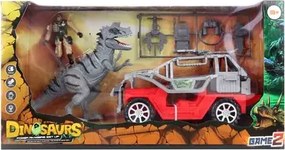 ORION Terénní auto s dinosaurem a figurkou / Herní set / 23 cm / plast