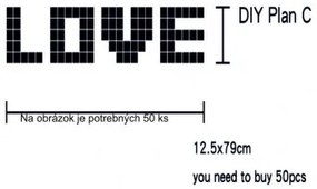 Zrcadlové dekorační nálepky z akrylu na zeď, sklo a obkládačky | SENTOP FB-FA501