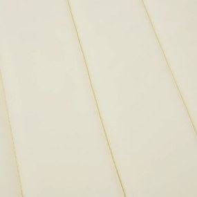 Poduška na lehátko krémová 200 x 70 x 3 cm oxfordská látka 314220