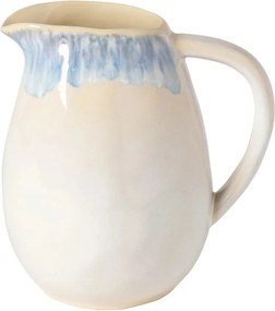 Bílo-modrý kameninový džbán Costa Nova Brisa, 1,8 l