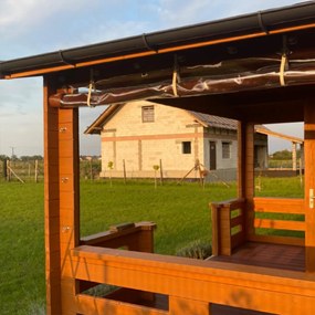 Pergola samostatná do prostoru PROFI - rovná střecha