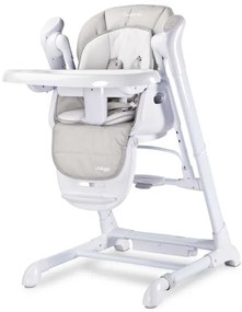 Dětská jídelní židlička 2v1 Caretero Indigo light grey