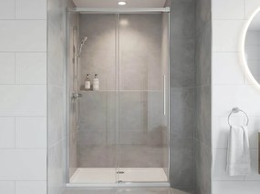 Gelco Luxor sprchové dveře do niky 110 x 200 cm posuvné chrom čiré sklo GU1211CH