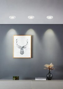 Eglo 300187 - SADA 10xLED Podhledové svítidlo GEDREZ LED/4,9W/230V pr. 9 cm bílá